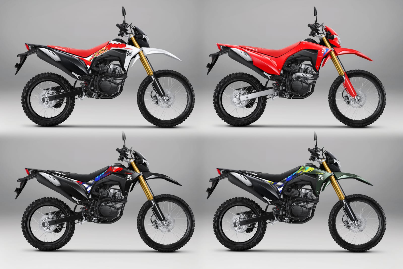4 Warna Baru Honda CRF150L 2025, Harga 37 Jutaan | BERITAMOTOR.NET